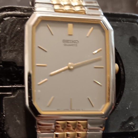 Seiko | Accessories | New Without Tags Seikoflex Tank Watchtwo Tone ...
